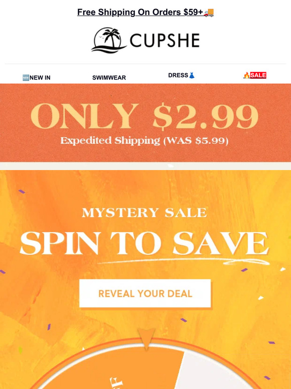 CUPSHE Mystery Sale Alert Reveal Your Deal Milled cupshe-mystery-sale-alert-reveal-your-deal-milled