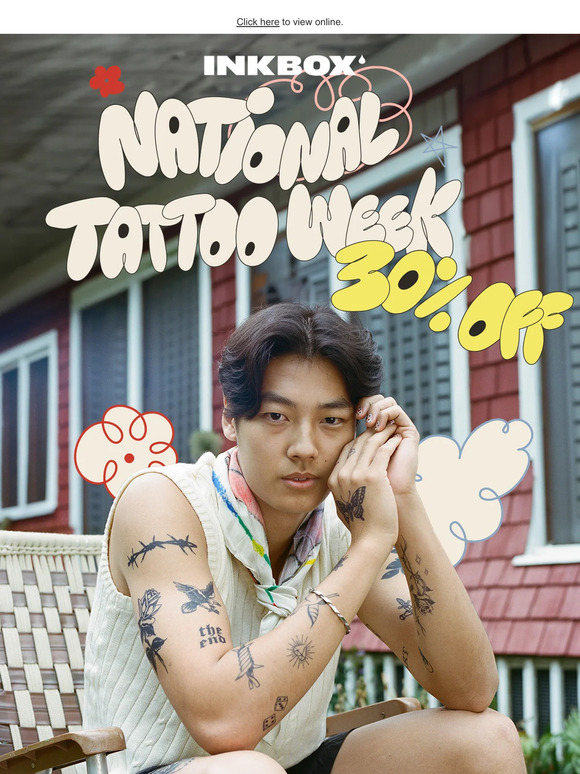 INKBOX: 30% OFF 🌈 NATIONAL TATTOO WEEK | Milled