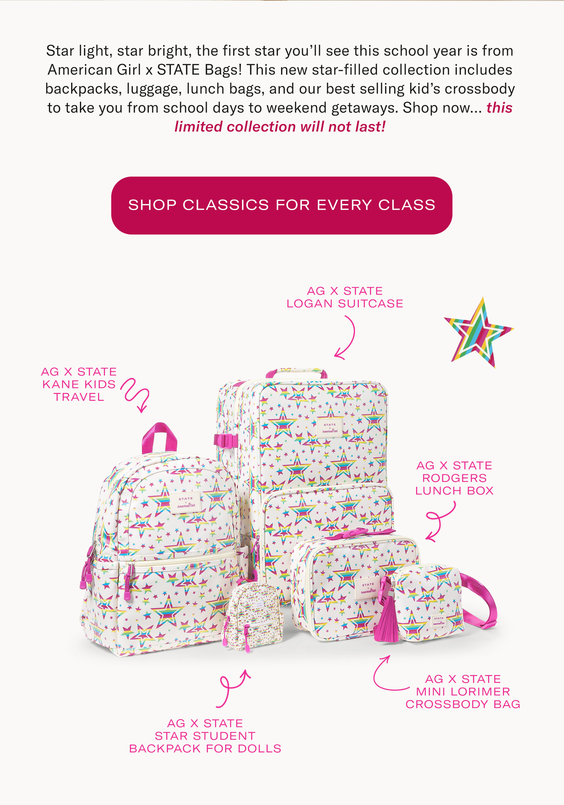 State Bags: Introducing: STATE x American Girl 💫 | Milled