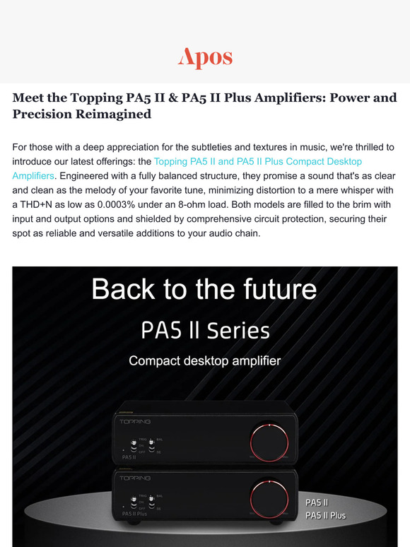 Apos Audio: Meet the Topping PA5 II & PA5 II Plus Amplifiers: Power and ...