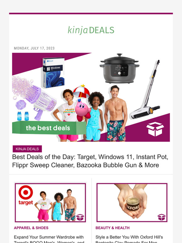 The Inventory: Best Deals of the Day: Target, Windows 11, Instant Pot ...