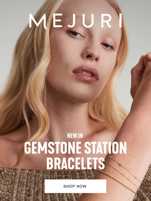 Mejuri: New In: Gemstones on gemstones | Milled