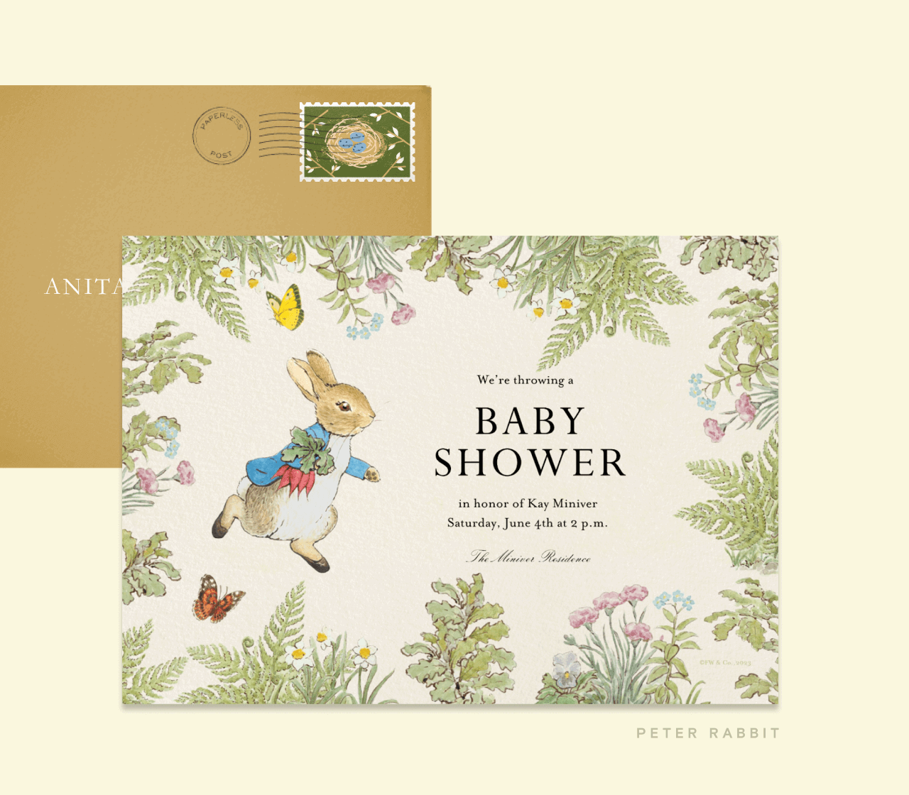 Paperless Post: Make way for new baby shower invites | Milled