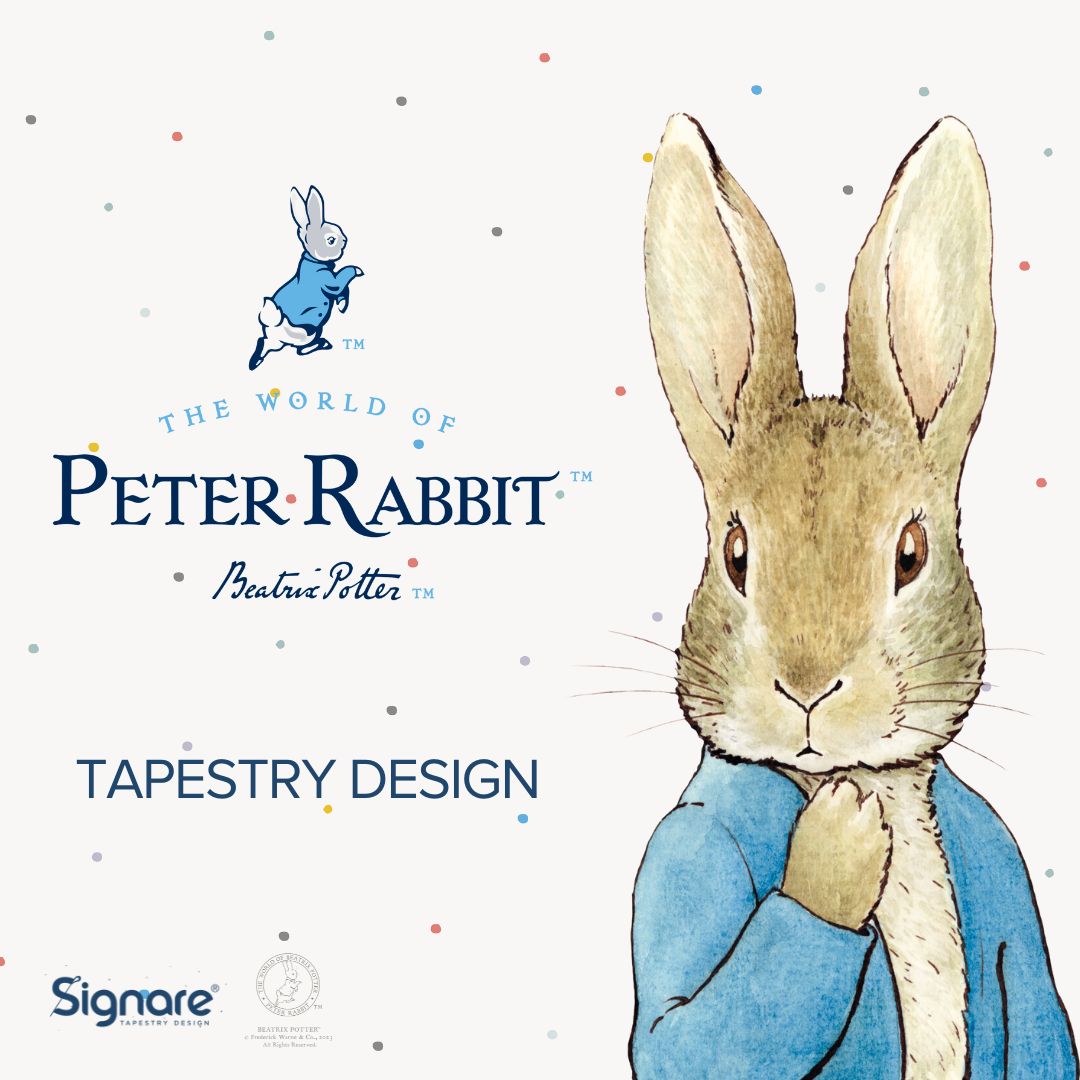 Signare Tapestry: Our new range and photoshoot of Peter Rabbit🐰 | Milled