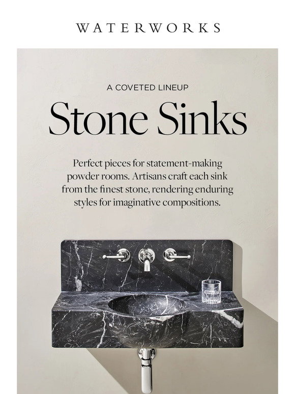 Waterworks: Stone Sinks: A Coveted Lineup | Milled