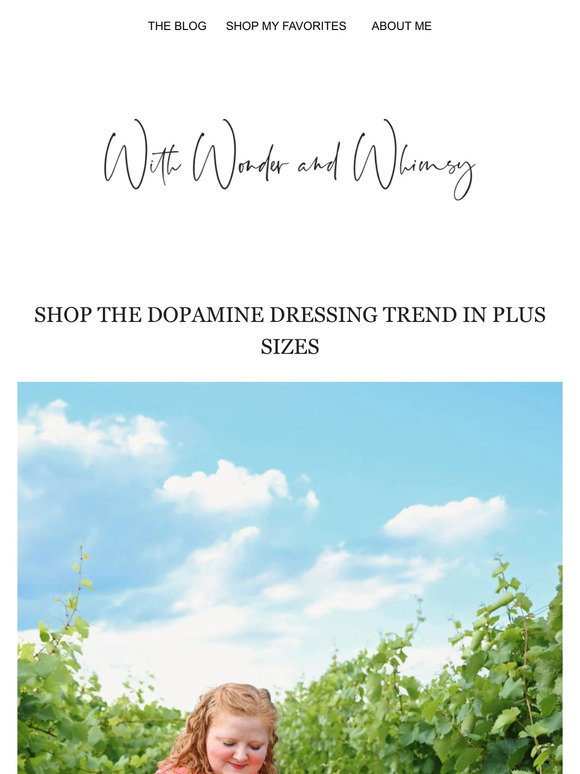 With Wonder and Whimsy: Shop the Dopamine Dressing Trend in Plus Sizes ...