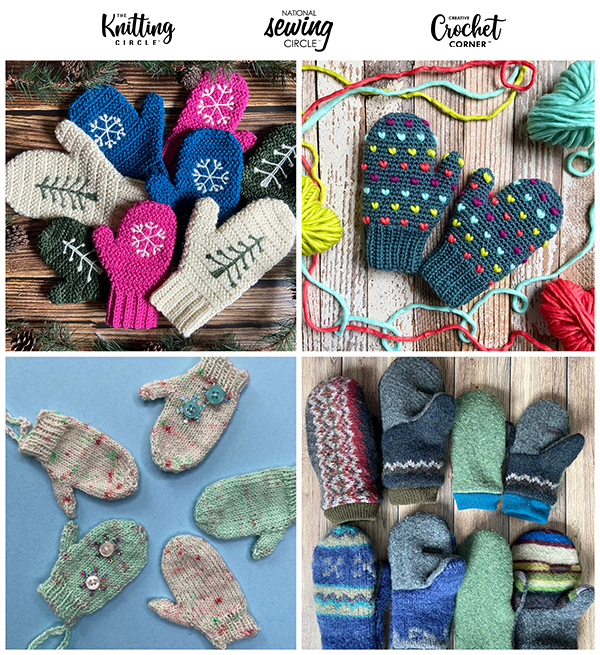 Craftsy: Christmas in July: 6 Free Mitten Patterns | Milled