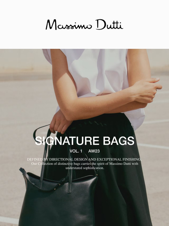 Massimo Dutti: Signature Bags | New Designs | Milled