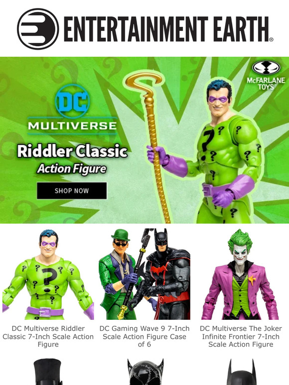 Entertainment Earth: New DC Multiverse Riddler Fig - Pre-Order Here ...
