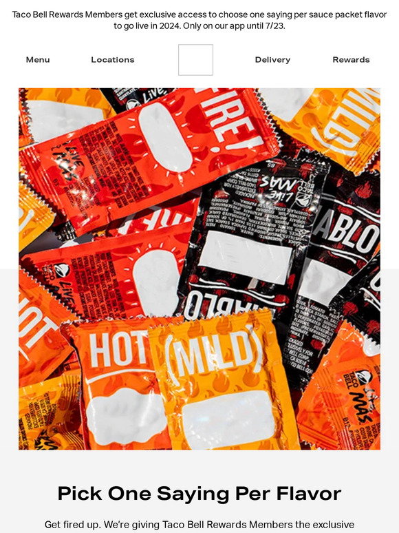 Taco Bell: A truly rare sauce packet opportunity is here 🤯🔥 | Milled