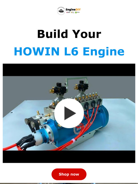 Enginediy: How to Build HOWIN L6 Engine Model That Work | Milled