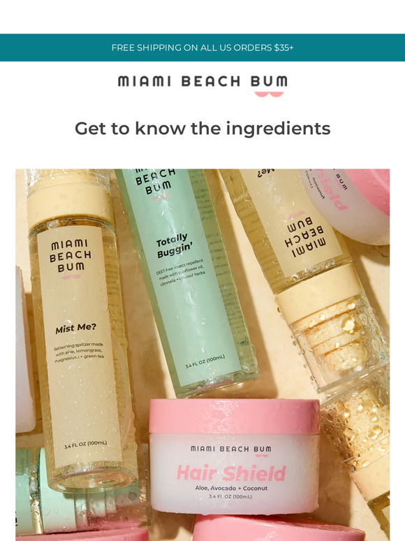 Miami Beach Bum: What's really going on your skin? | Milled