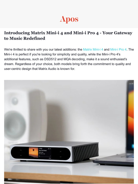 Apos Audio: Introducing Matrix Mini-i 4 and Mini-i Pro 4 - Your Gateway ...