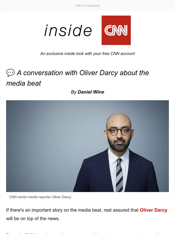 CNN: The scoop on Oliver Darcy and his reliable sources | Milled