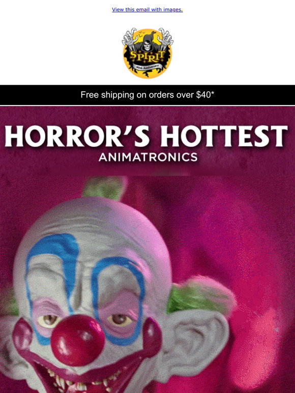Spirit Halloween: ☠️ Horror movie animatronics! | Milled