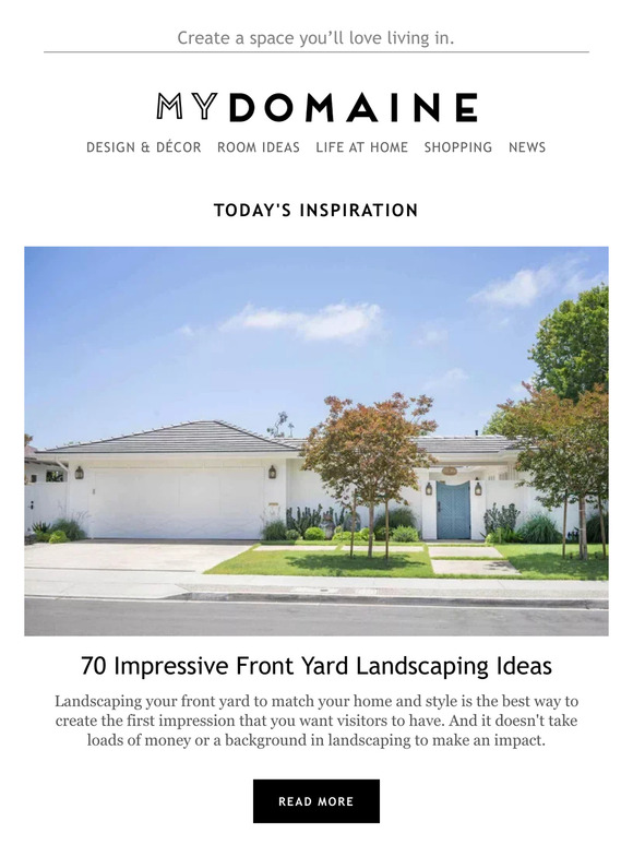 MyDomaine: 70 Impressive Front Yard Landscaping Ideas | Milled