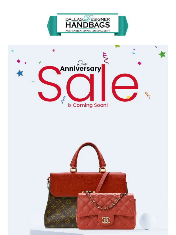 Dallas Designer Handbags: The DDH Anniversary Sale is Coming Soon! | Milled