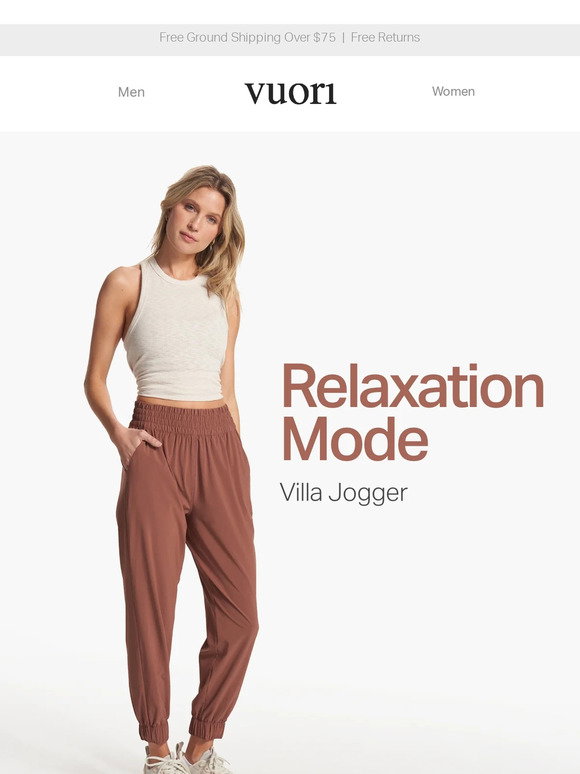 Vuori: New color drop: Our light and silky jogger | Milled