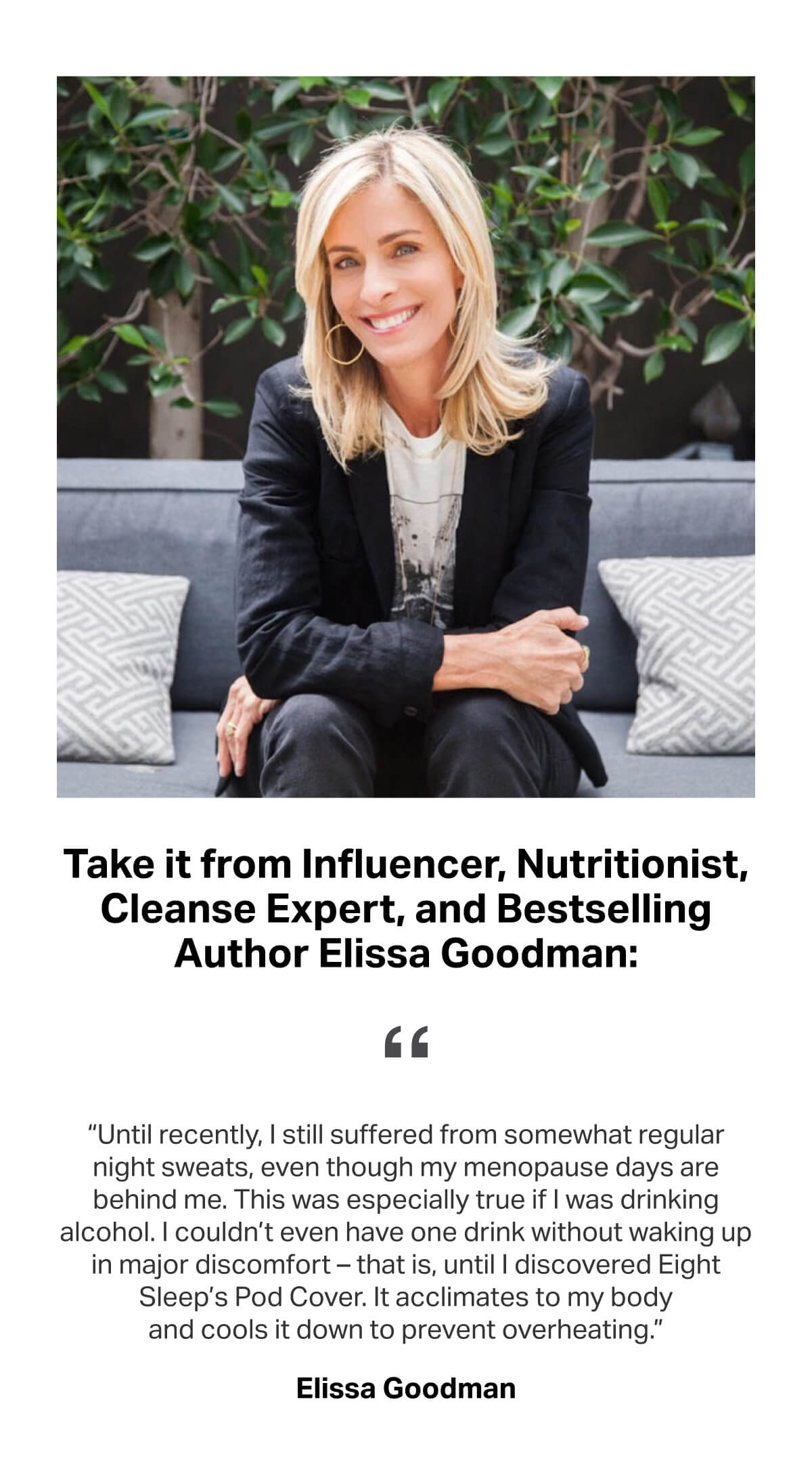 Eight Sleep: Meet health & wellness coach Elissa Goodman | Milled