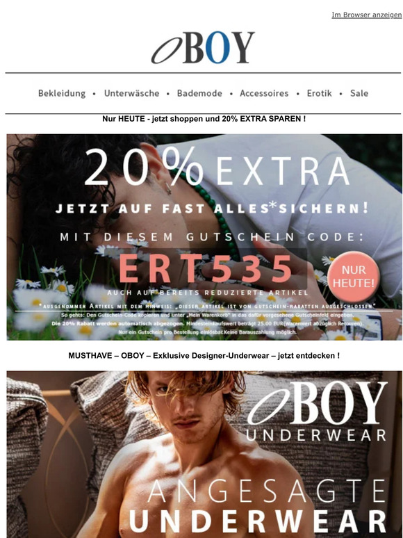 OBOY: OBOY-PRIDE-SPECIAL - Aufregende BEACHWEAR 2023! | Milled