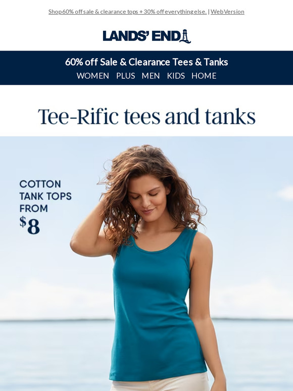 Land's End: Tee-Rific tees and tanks from $8 | Milled