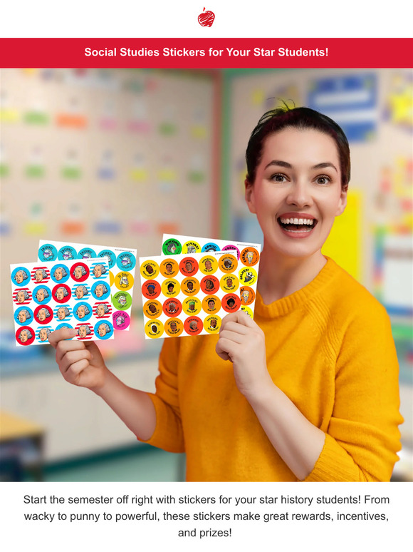Teacher's Discovery: Social Studies Stickers for Your Star Students ...