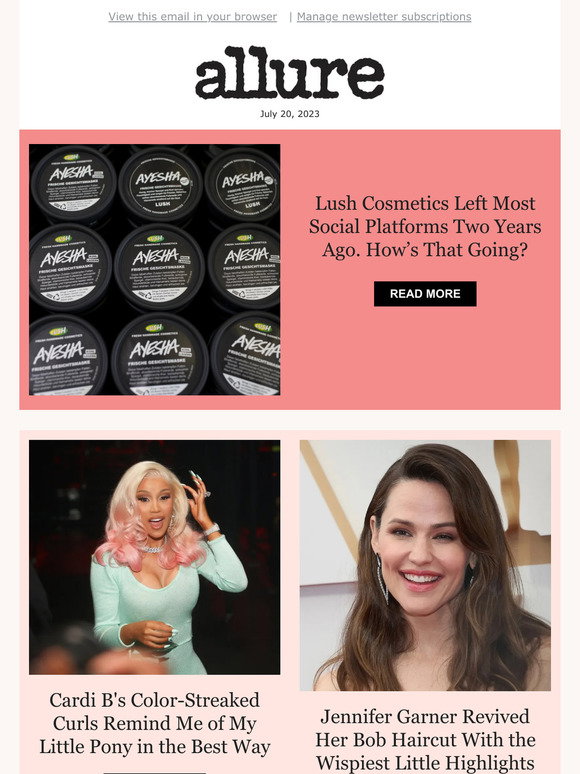 Allure: Why Lush, the Iconic Brand Beloved by Millennials, Left Social ...