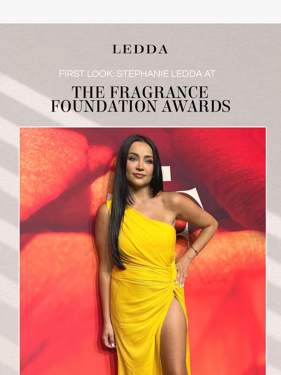 LEDDA: FIRST LOOK: Stephanie Ledda at the Fragance Foundation Awards ...