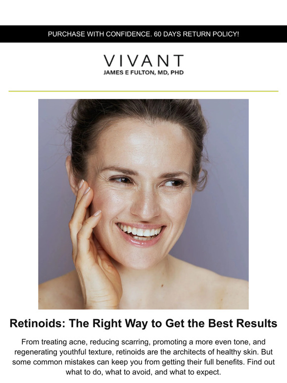 Vivant Skin Care: The right way to use retinoids | Milled