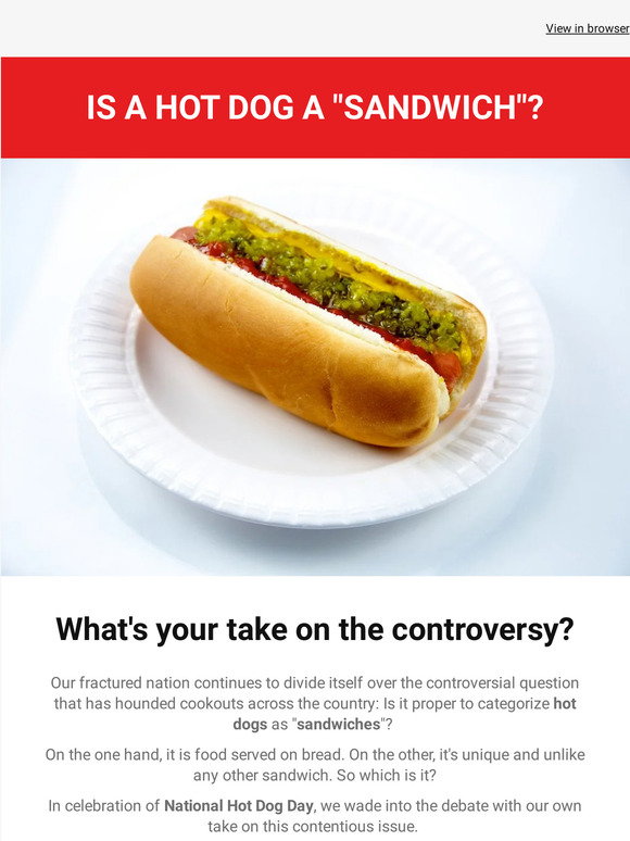 ThermoPro: Yes or No: The Hot Dog is a Sandwich | Milled