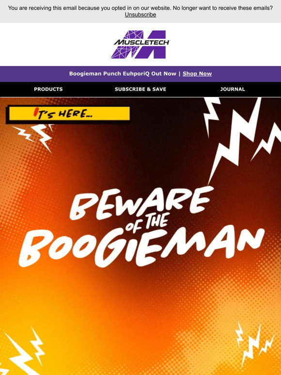 MuscleTech: Discover the New Boogieman Punch EuphoriQ - Available at ...