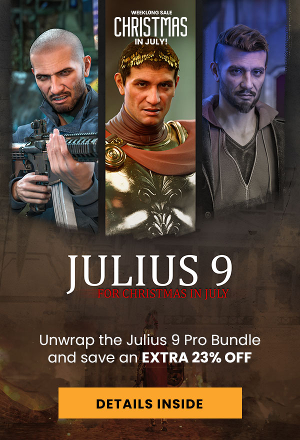 DAZ 3D: Julius 9 - For Christmas in July | Milled