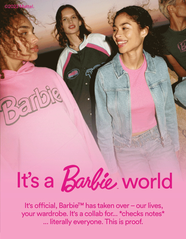 Cotton On Its A Barbie™ World For Everyone Milled