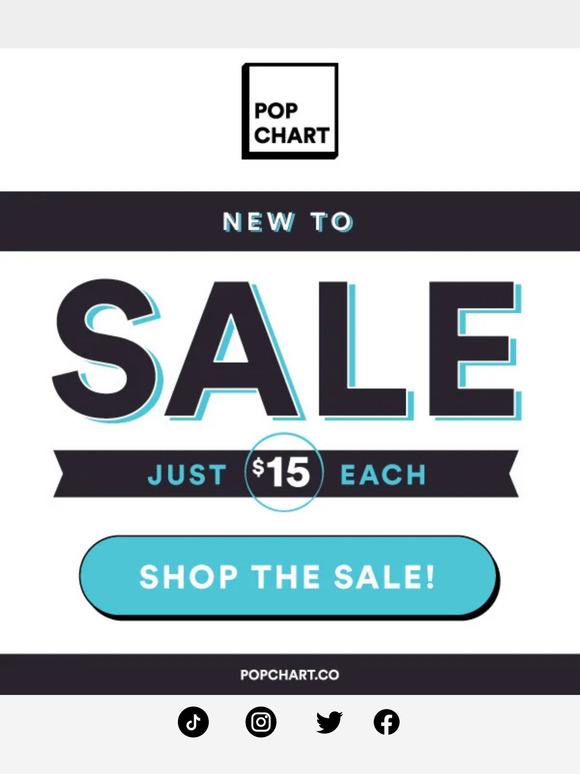 Pop Chart Lab: MORE $15 Prints! (While Supplies Last) | Milled