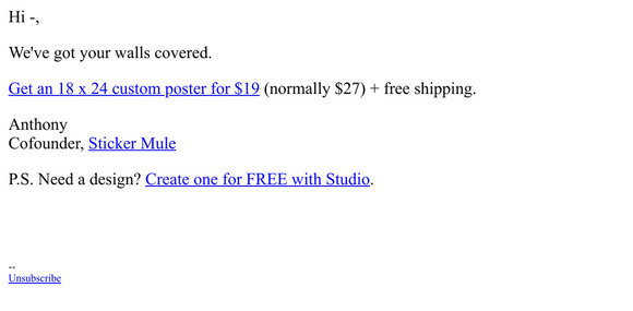 Sticker Mule: Posters 🌇 | Milled
