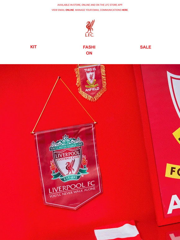 Liverpool FC: Our NEW LFC Kids Bedroom Collection has arrived | Milled