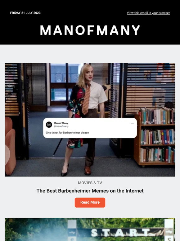 Man of Many: The Best Barbenheimer Memes on the Internet & more | Milled