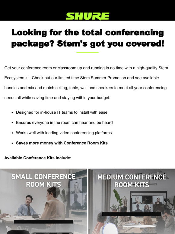 Shure: Stem Has Everything Your Conference Room Needs | Milled