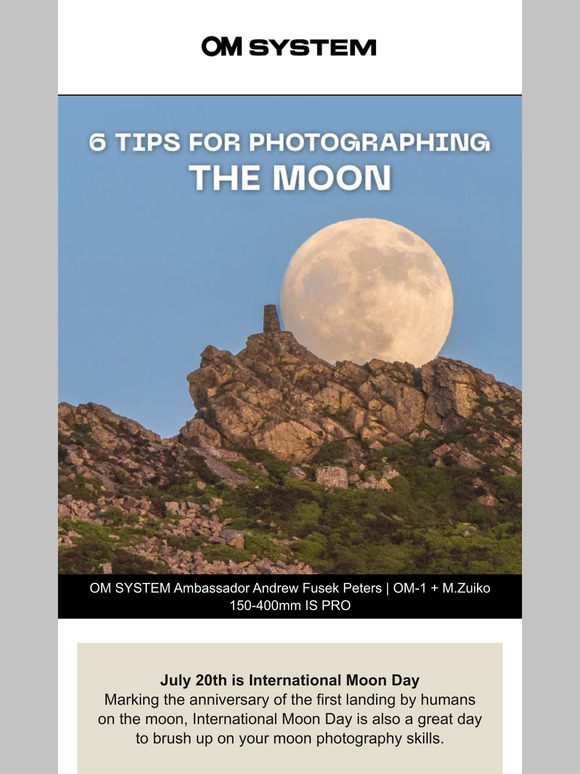 Olympus: 6 Tips for Moon Photography | Milled