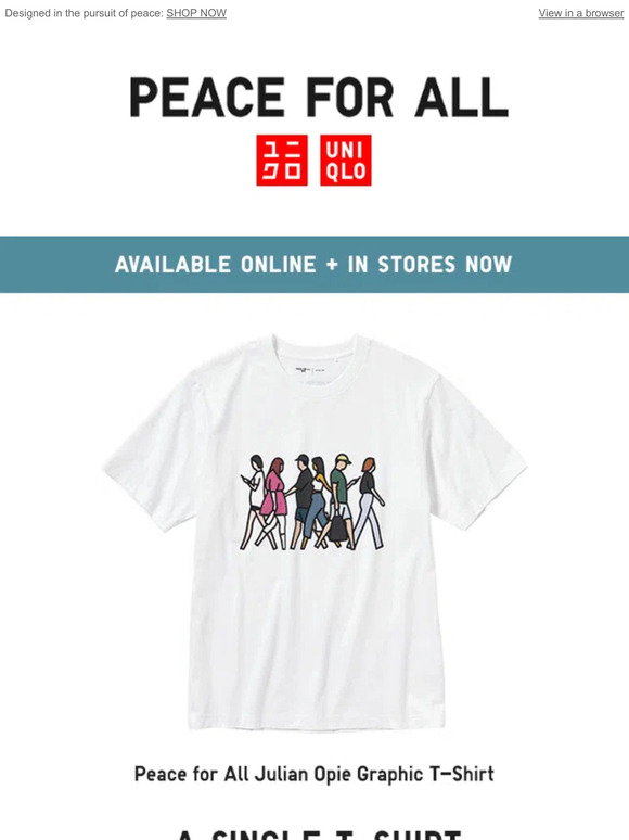 UNIQLO: All new Peace for All T-shirts are here now! | Milled