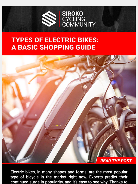 Siroko: Types of electric bikes: a basic shopping guide - Siroko ...