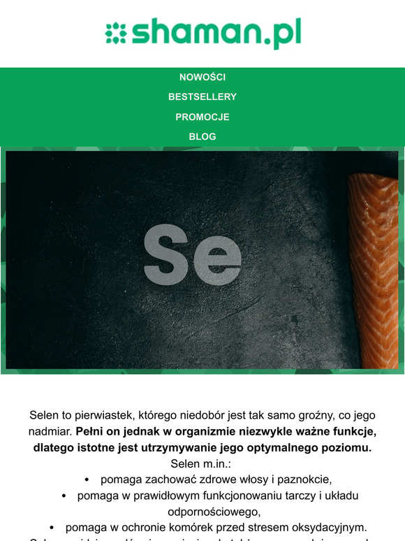 Shaman.pl: ☰ Selen: na co pomaga i czy warto go brać? | Milled
