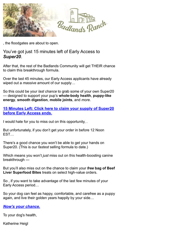 Badlands Ranch: 15 Minute Warning on Super20 Early Access | Milled