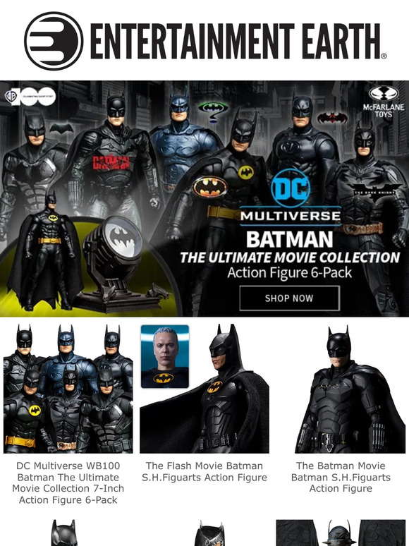 Entertainment Earth: New Batman Ultimate Movie Collection 6-Pack! | Milled