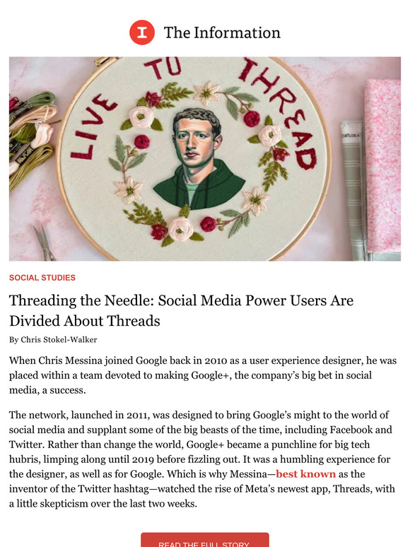 The Information: The Truth About Threads | Milled