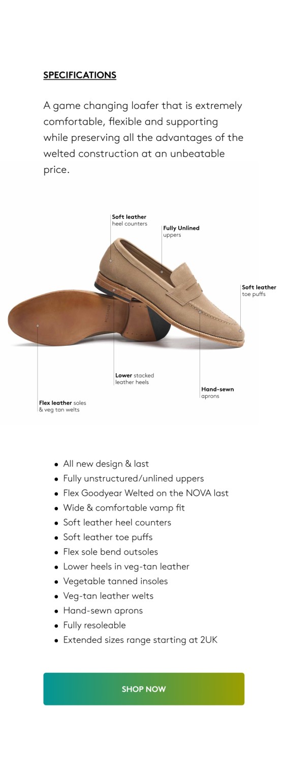 Meermin Shoes: In stock: The all-new Nova Last Unlined Loafers | Milled