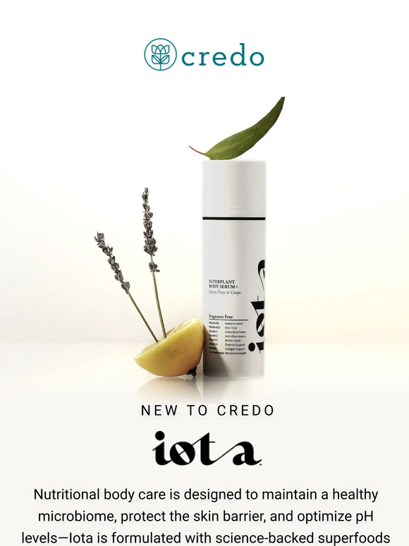 Credo Beauty: Meet Iota and it’s nutritional body care | Milled