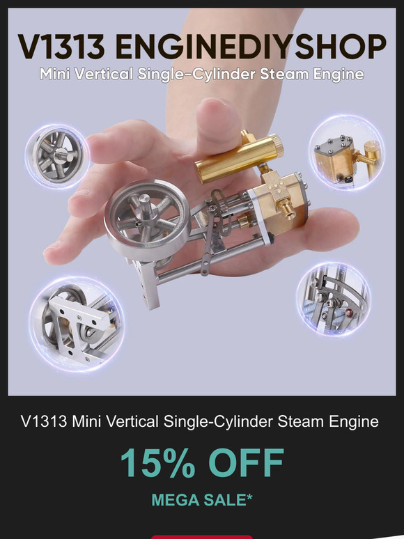 Enginediy: NEW Steam Engine | Milled