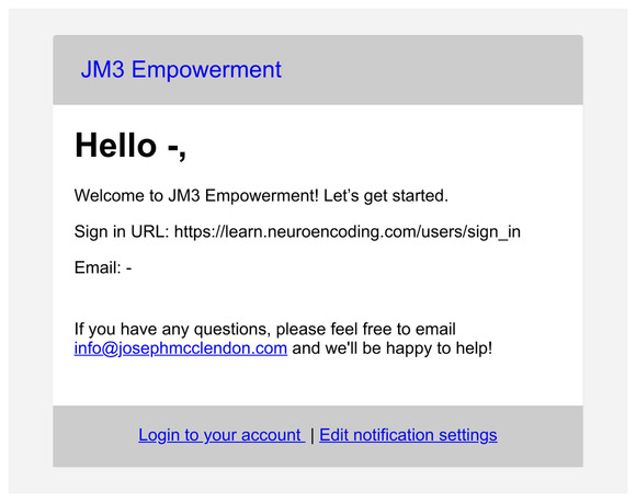 The Neuroencoding Institute: Welcome to JM3 Empowerment | Milled