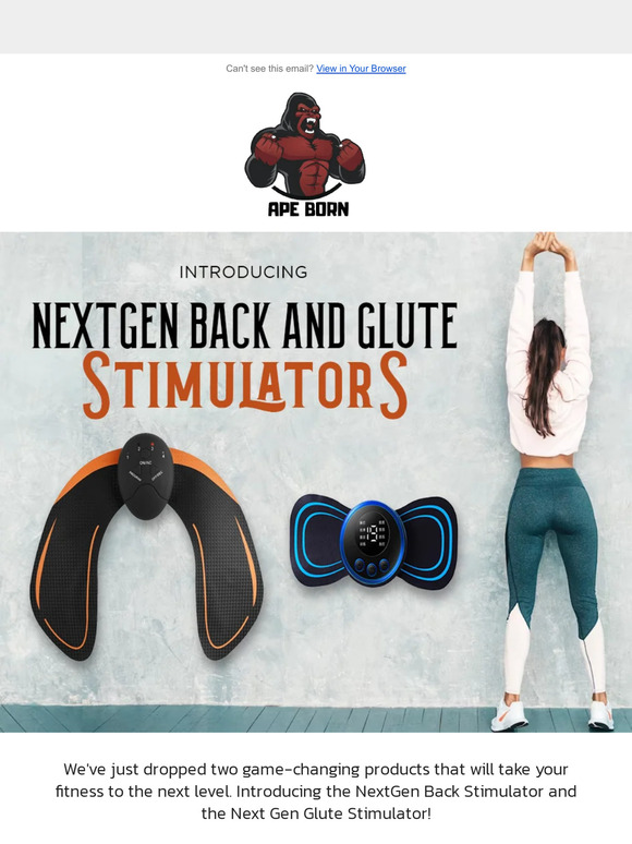 Ape Born Fitness: Introducing the Next Gen Back and Glute Stimulators ...